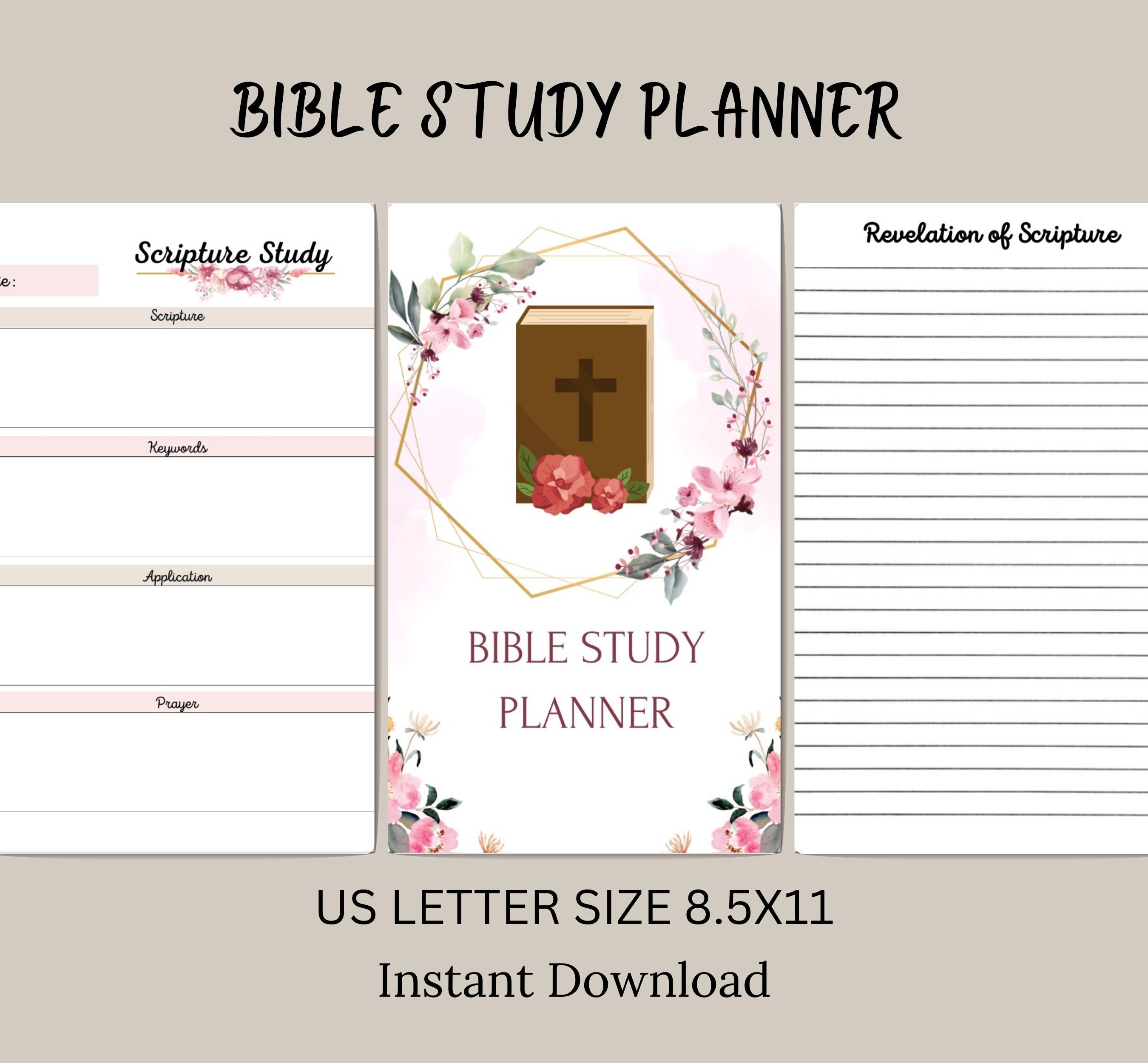 Bible Study Planner, Study Planner, Reflections, Bible Study Notes ...