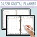 Midyear June 2024 – July 2025 All-in Digital Planner| Monthly, Weekly ...