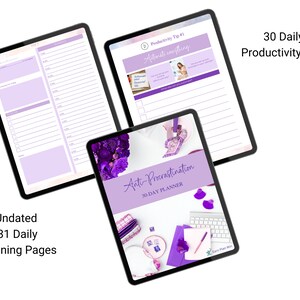 30-day Anti-procrastination Digital Planner for Tablets Using Goodnotes ...
