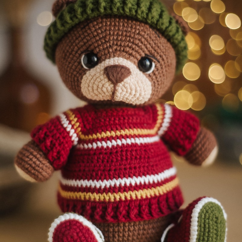 Thread Bear Toy - Etsy