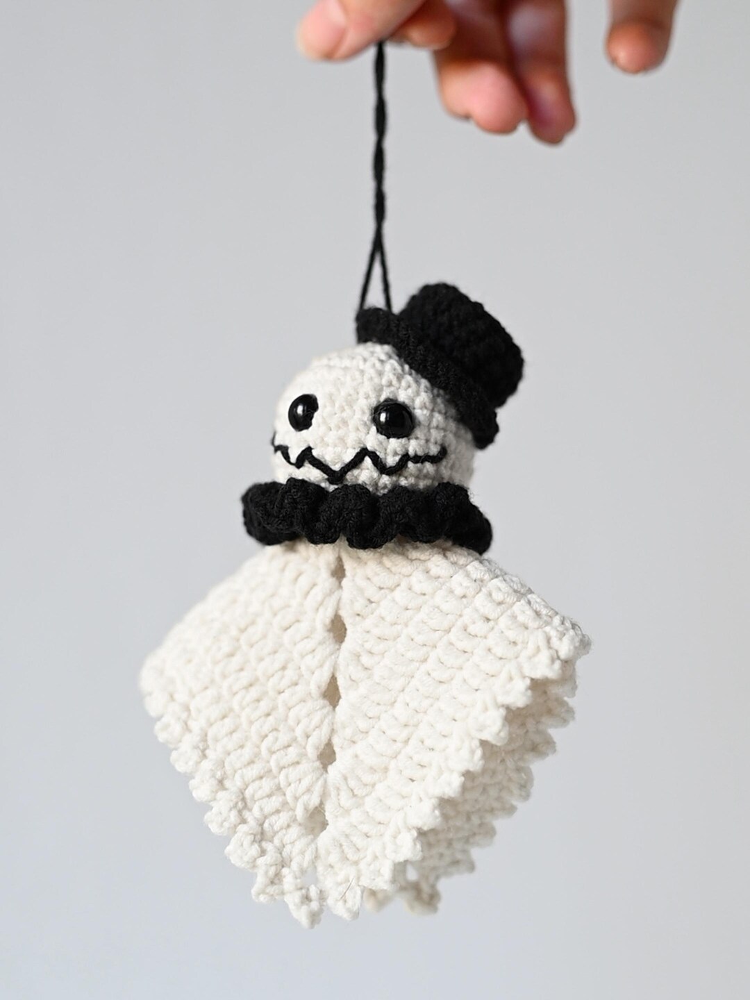 Ghost Crochet Pattern - PDF & Video | Halloween Amigurumi Decoration ...