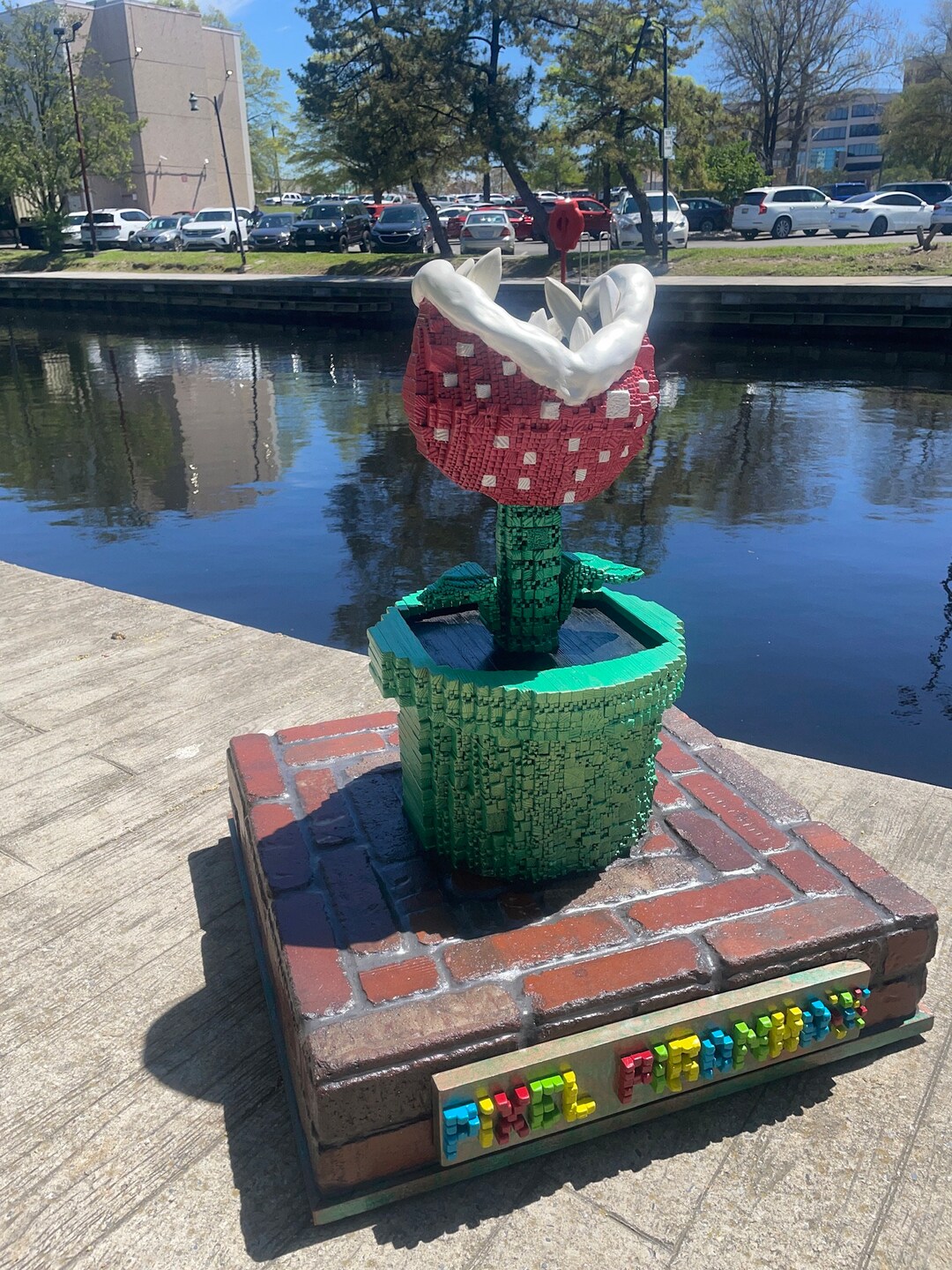 Piranha Plant Sculpture Super Mario Bros. Handmade - Etsy