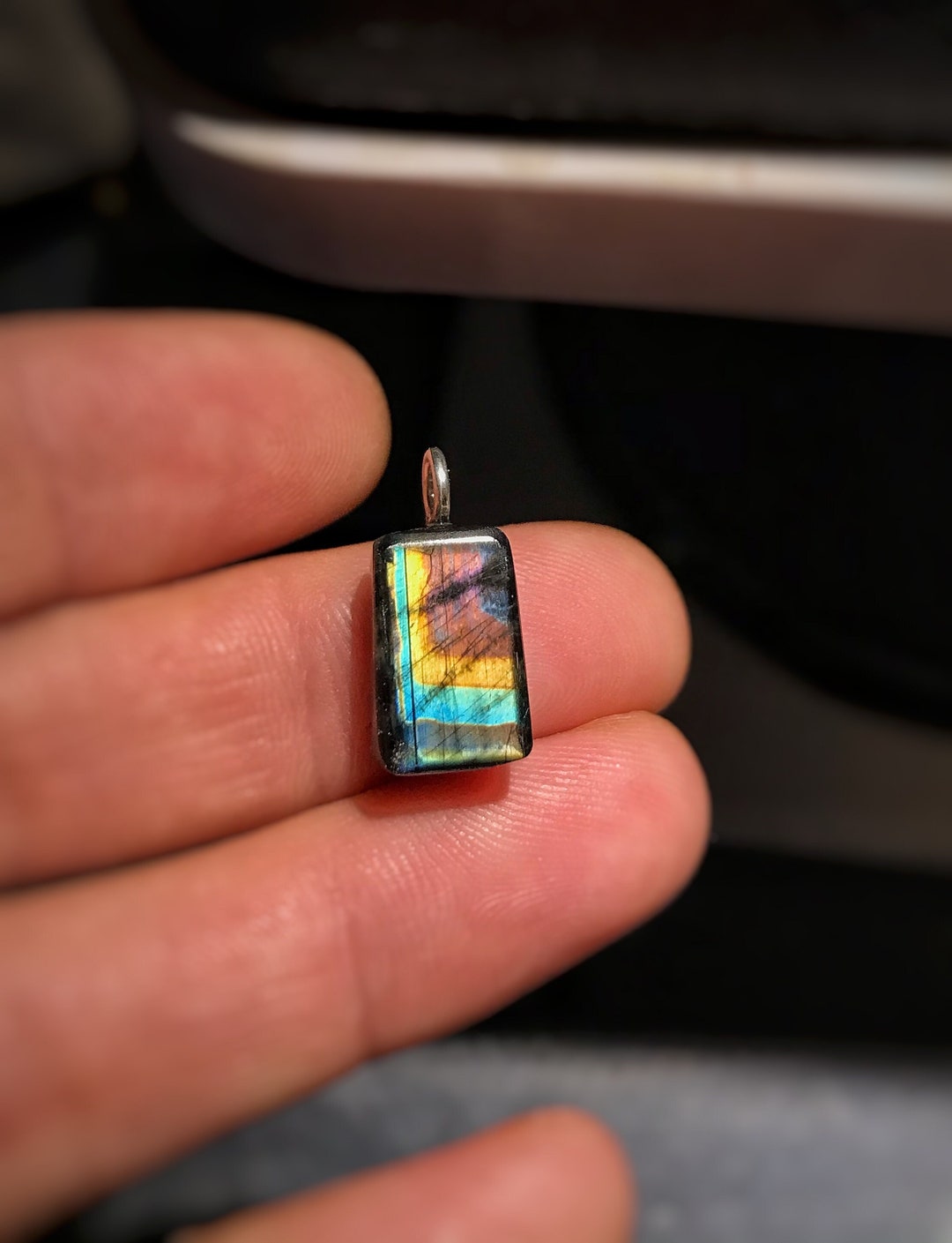 Rainbow Colored Impressive Mini Brick Aurora Stone Spectrolite - Etsy