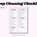 Deep Cleaning Checklist, Printable and Editable on Canva, A4, Five ...