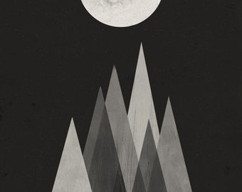 Lunar Eclipse Open Edition Print - Etsy