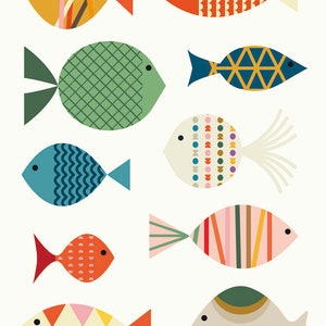 Fish Print - Etsy