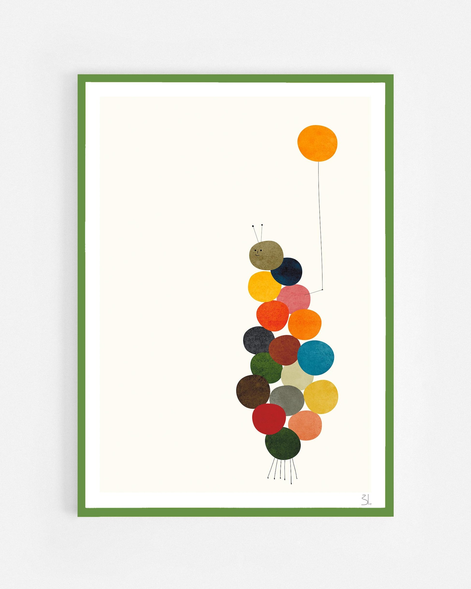 Worm Print - Etsy