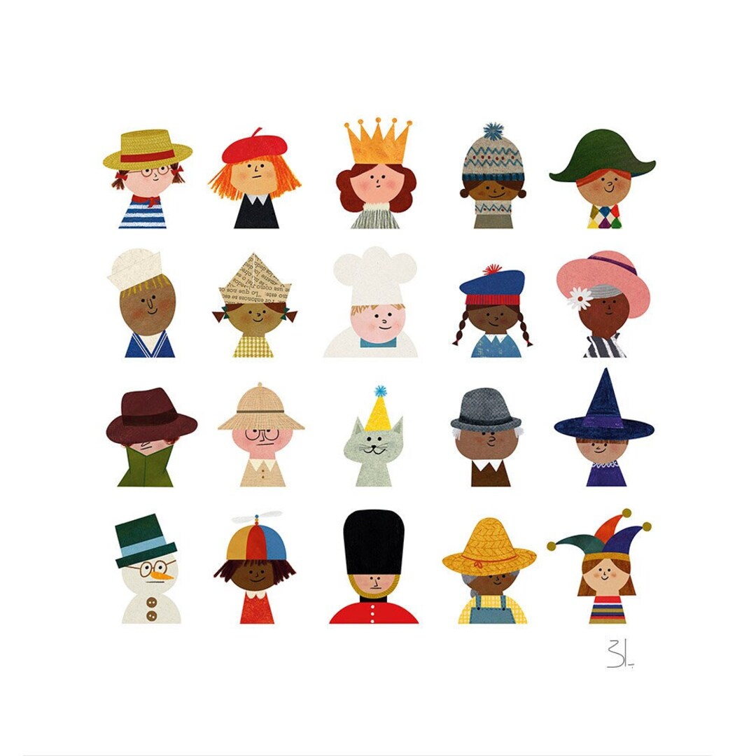 Very Good Hats Print - Etsy