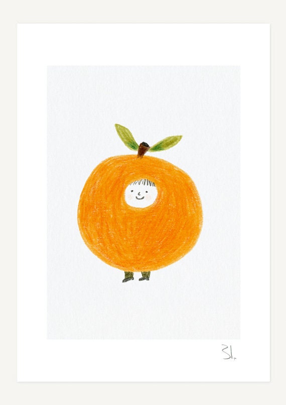 Little Orange Print - Etsy