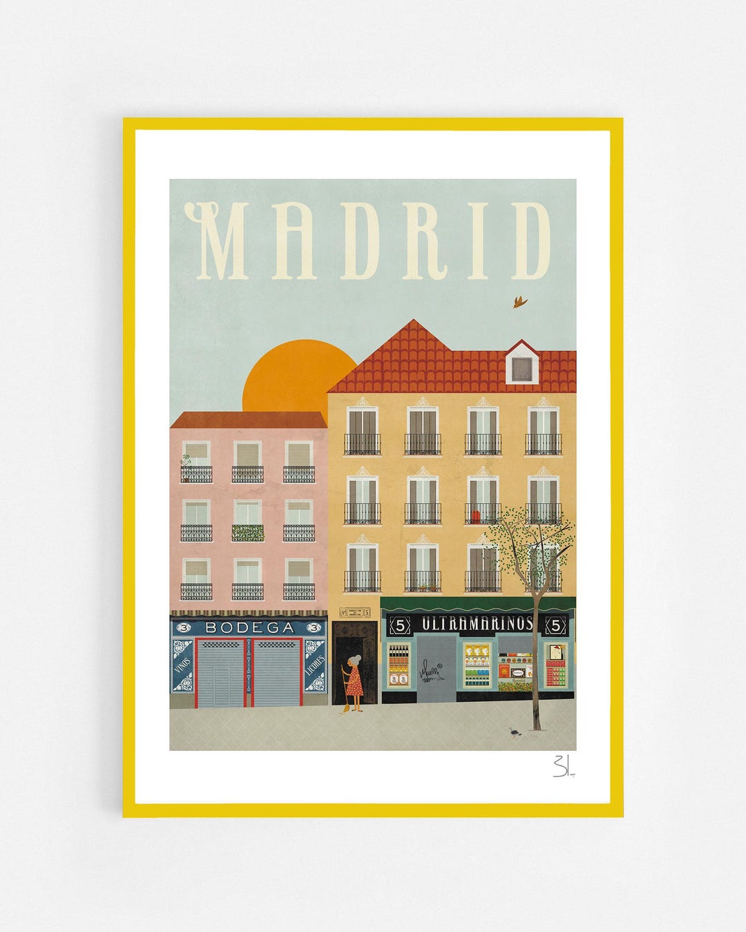 Madrid Print - Etsy