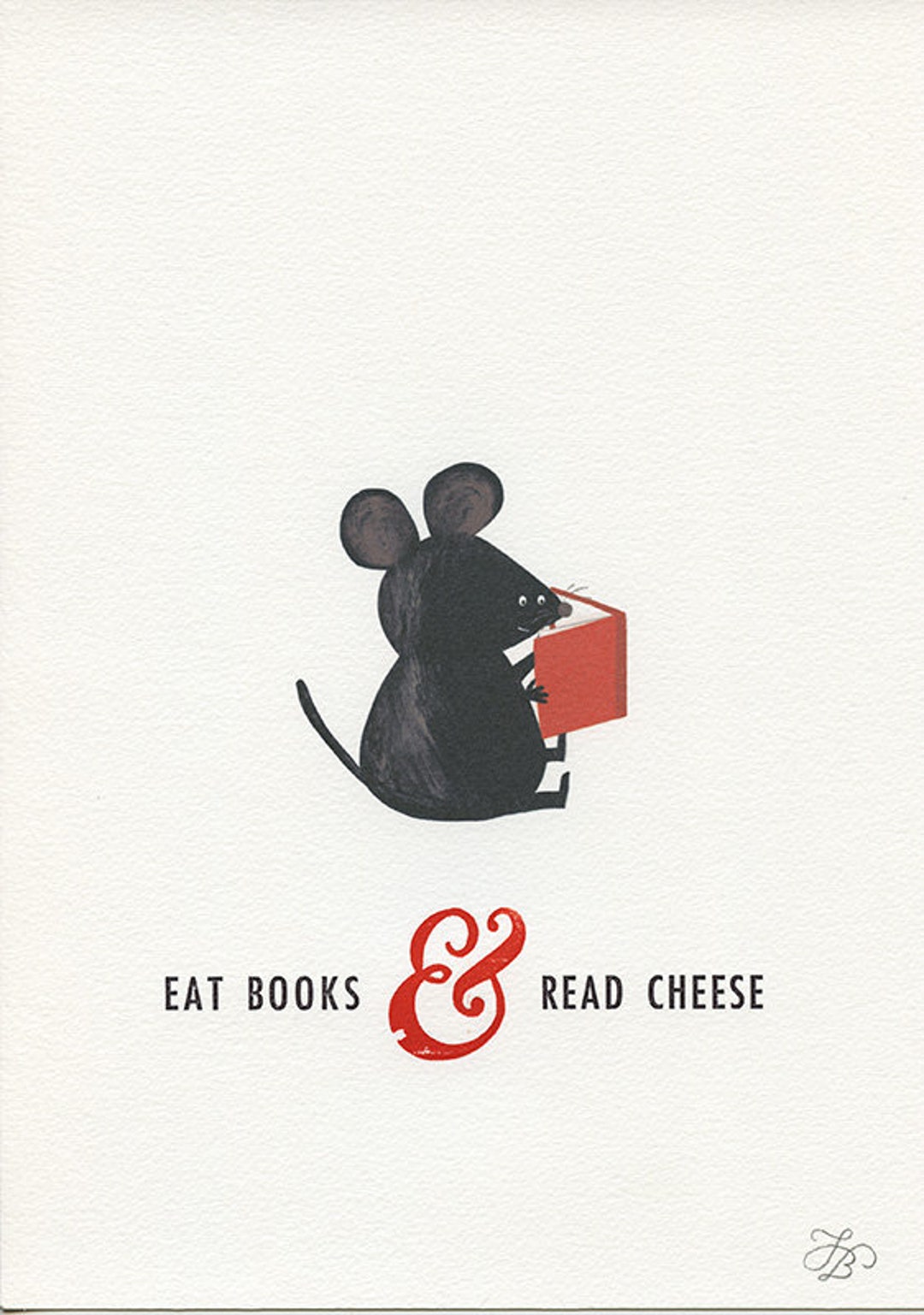 Eat Books Giclée + Letterpress Print - Etsy