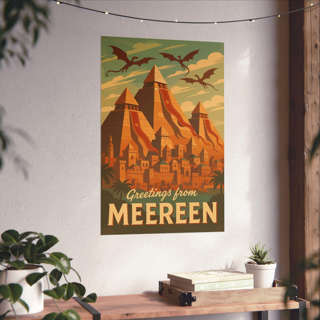 Game of Thrones Meereen Poster: Fantasy TV Show Wall Art - Etsy