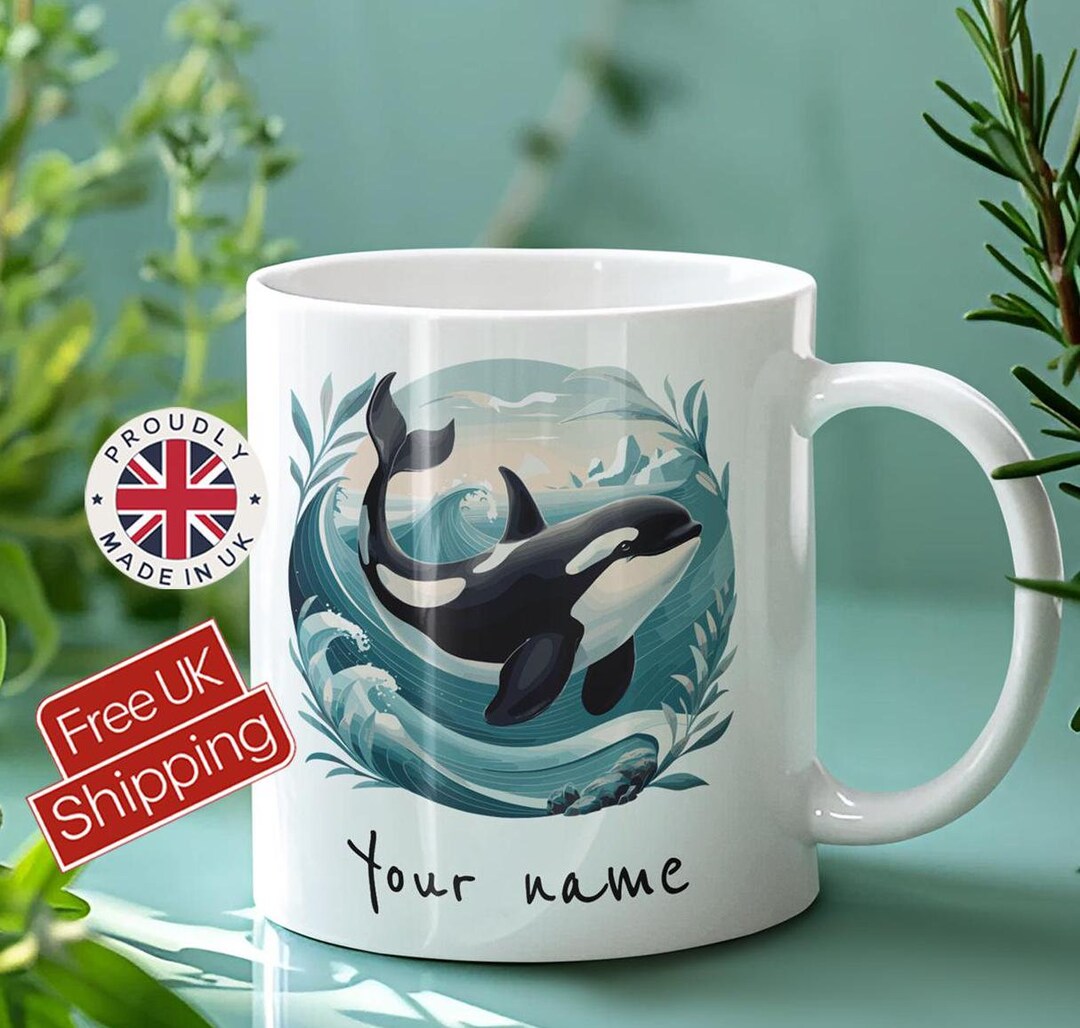 Personalized Orca Mug for Killer Whale Enthusiasts - Unique Gift Idea ...