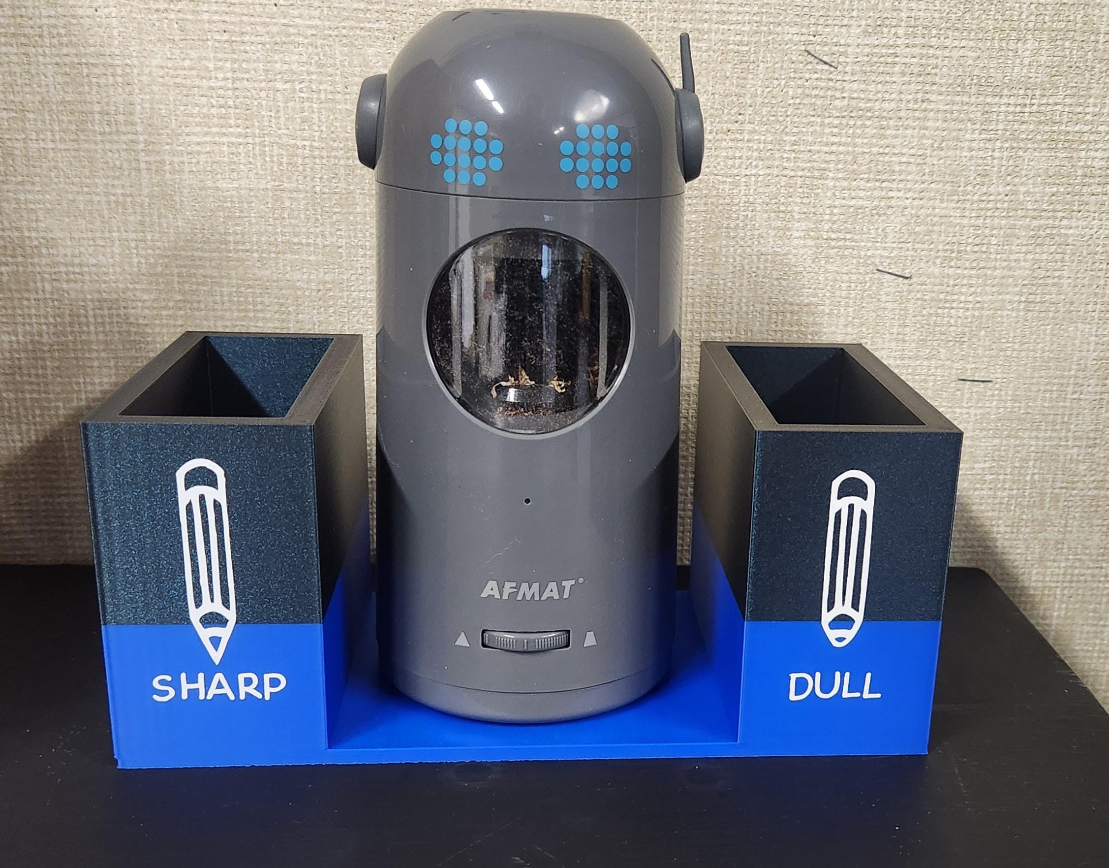 3D Printed Pencil and Sharpener Station - Etsy