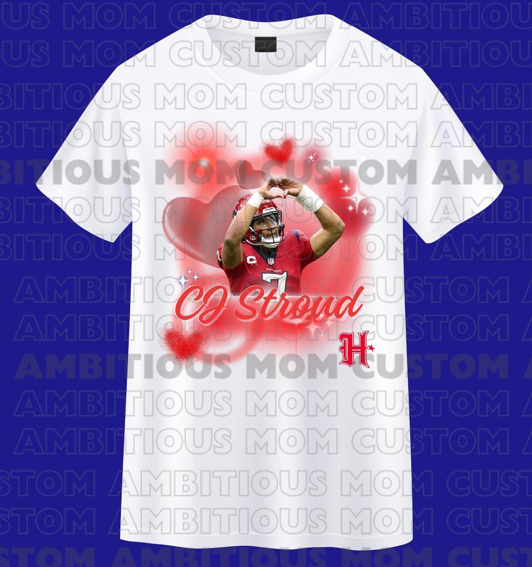 Cj Stroud T-shirt Design, PNG File, PDF Print, & SVG File, Airbrush ...