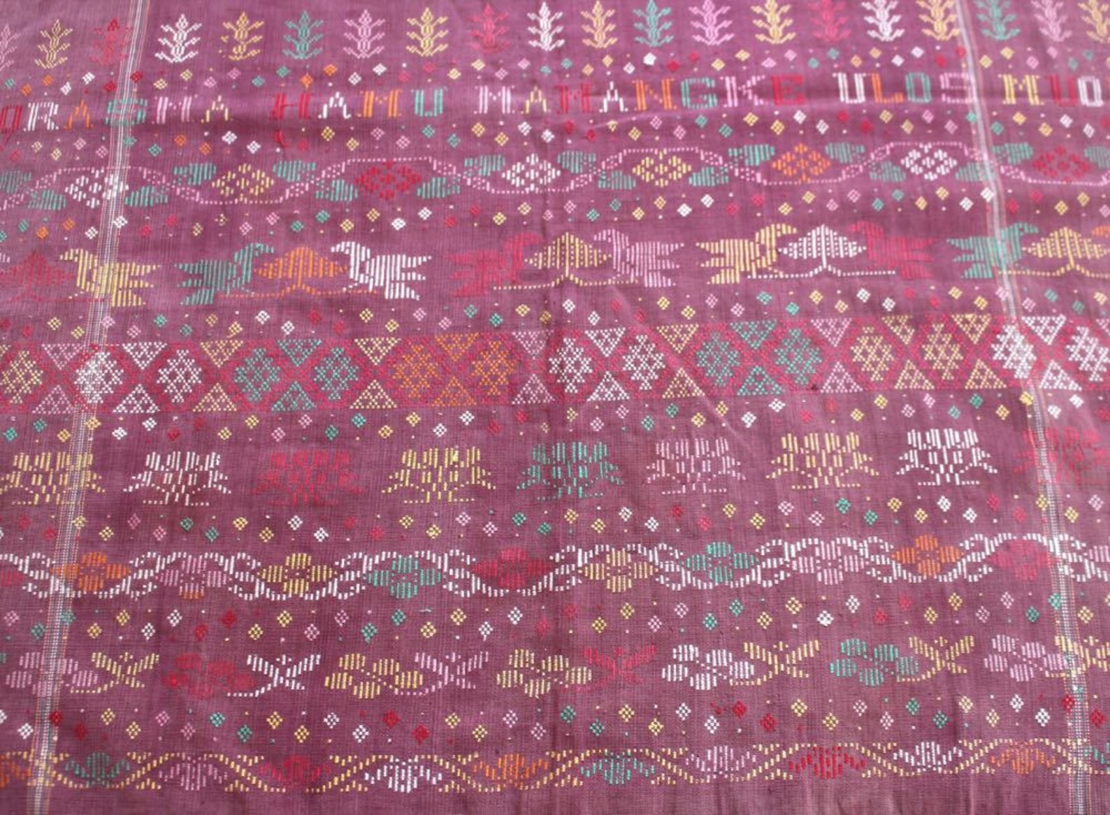 Vintage Ulos Batak, Sumatran Textiles - Etsy