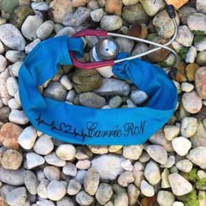 Custom Monogramed Stethoscope Cover Great for RN, EMT, RT or Medic - Etsy