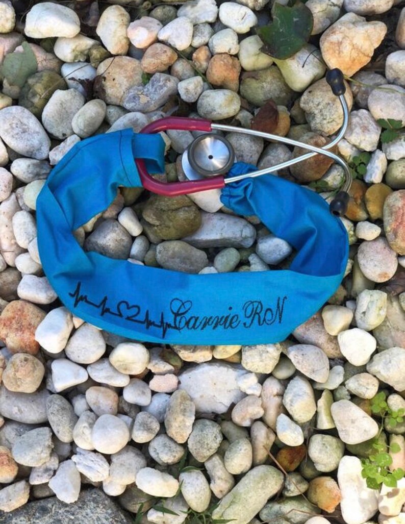 Custom Monogramed Stethoscope Cover Great for RN, EMT, RT or Medic - Etsy