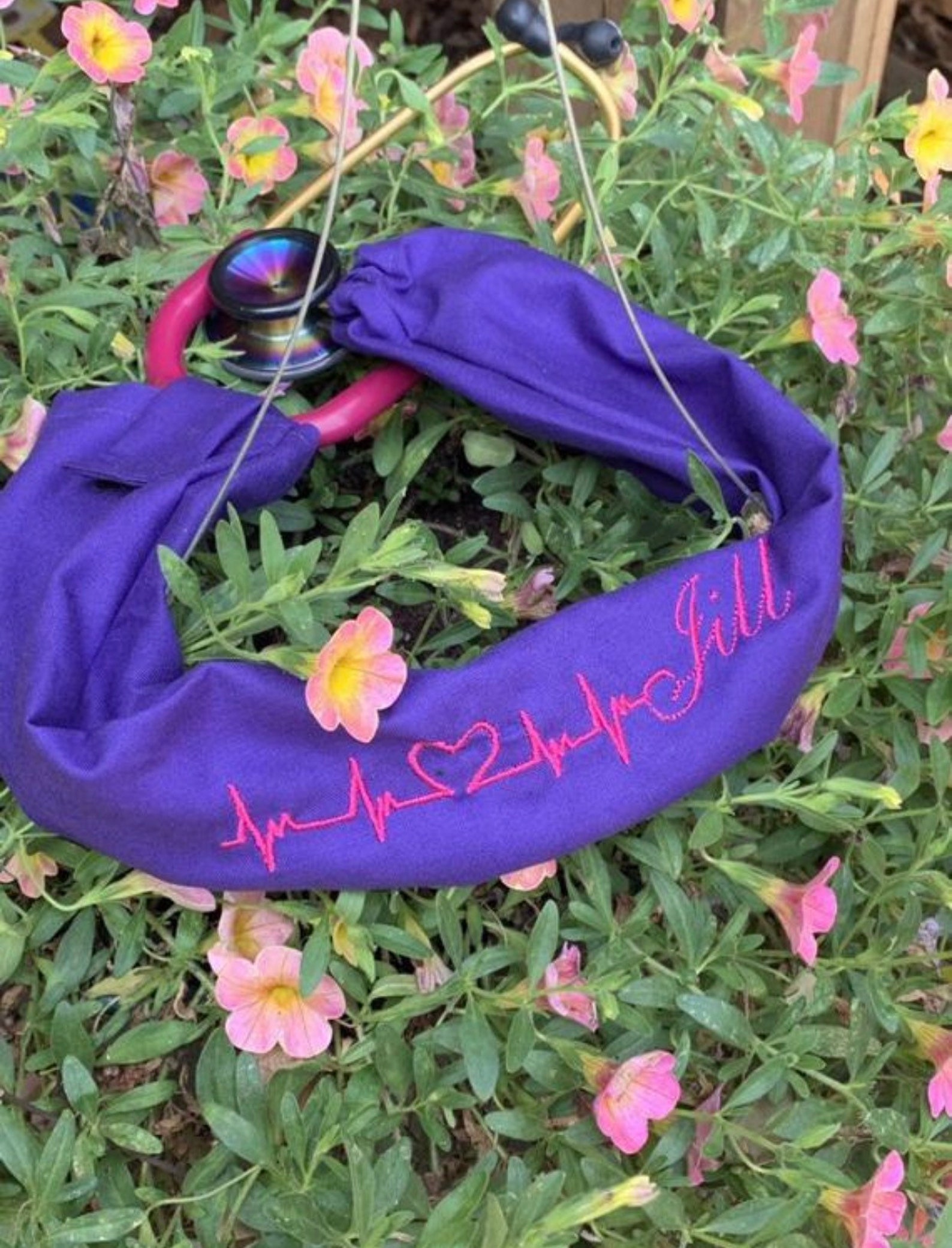 Custom Monogramed Stethoscope Cover Great for RN, EMT, RT or Medic - Etsy