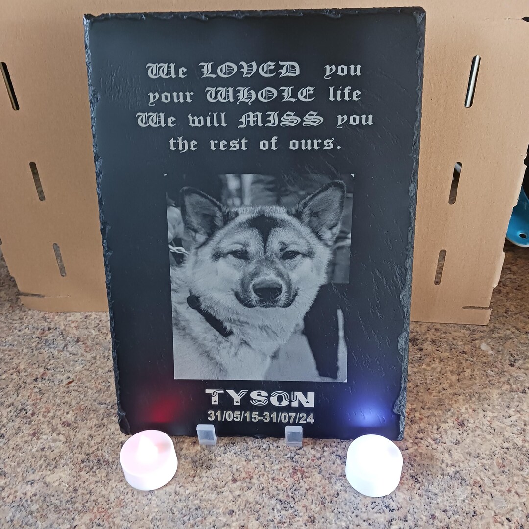 Personalised Laser Engraved Memorial Pet Plaques. These Are Made From ...