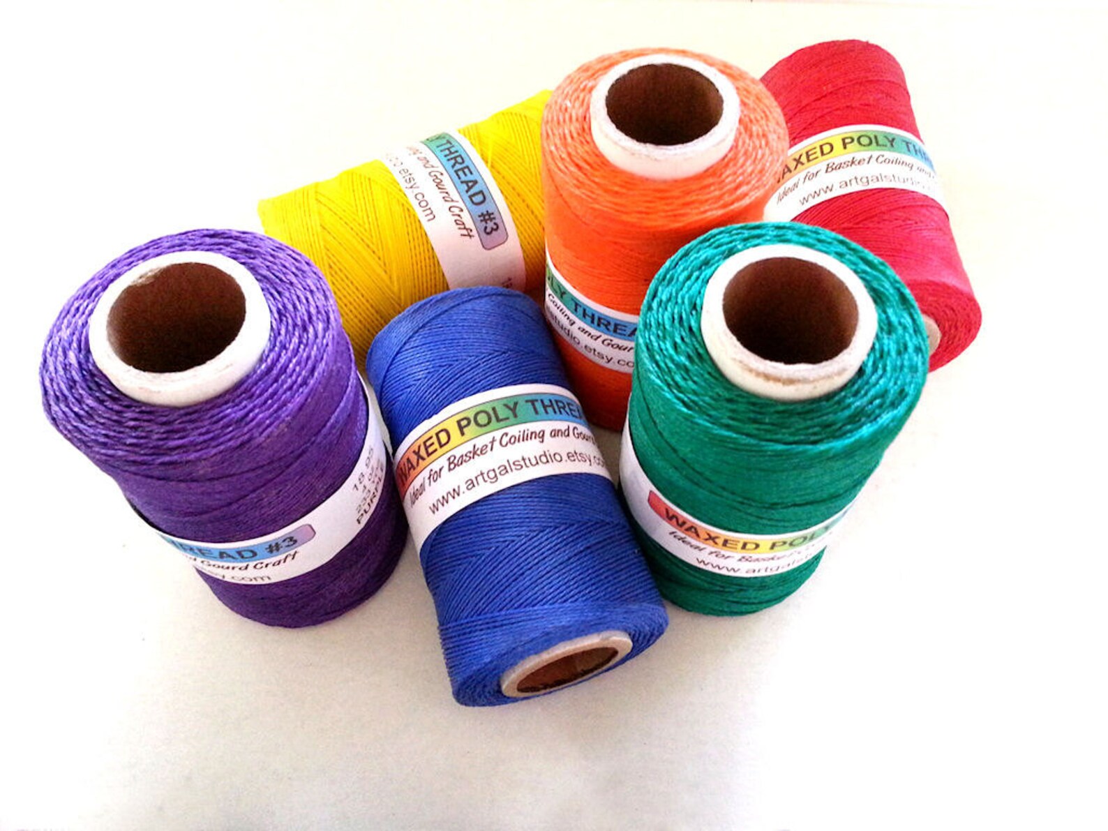 Waxed Poly Thread 4 Oz Spool Choose Color Ideal for Pine - Etsy