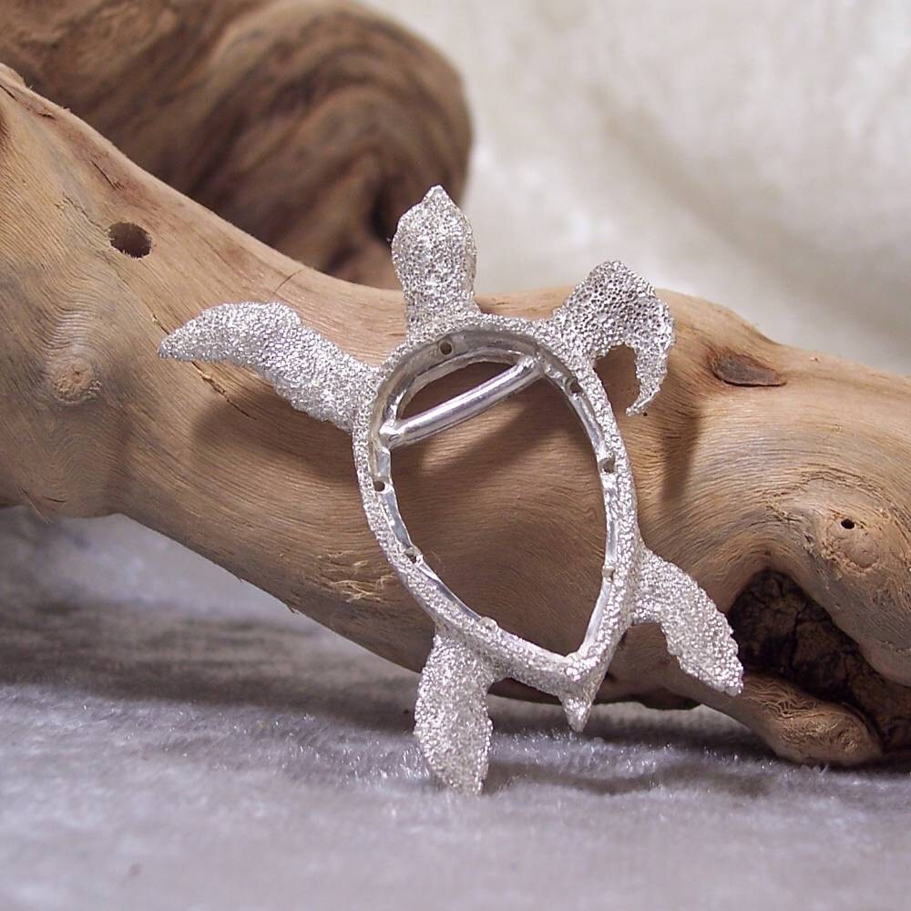 BEADABLE Sea Turtle Centerpiece in Sterling Silver - Etsy