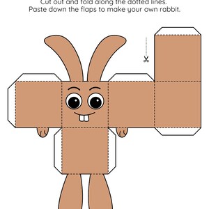 Foldable Origami Animals Set of 13, Printed in Full Colour on Card ...