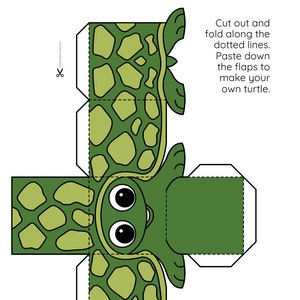 Foldable Origami Animals Set of 13, Printed in Full Colour on Card ...