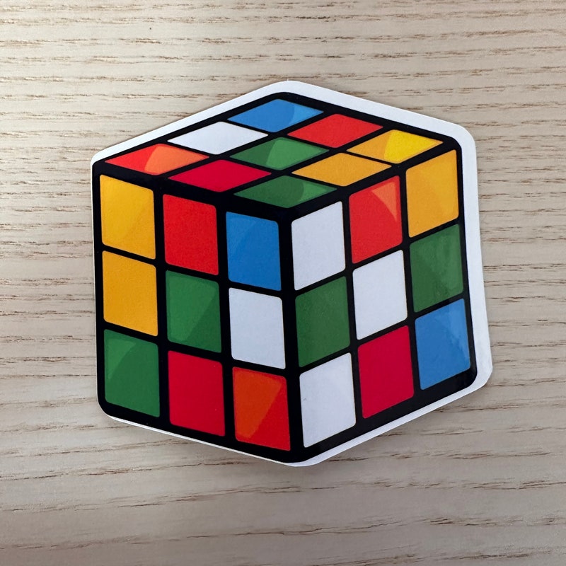 Rubiks Cube Stickers - Etsy
