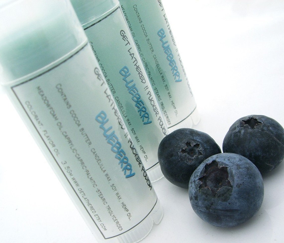 Blueberry Lip Balm - Etsy