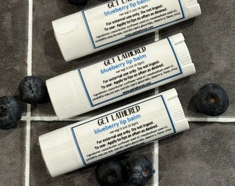 Wild Blueberry Lip Balm, All Natural, .15 Ounce Tube - Etsy