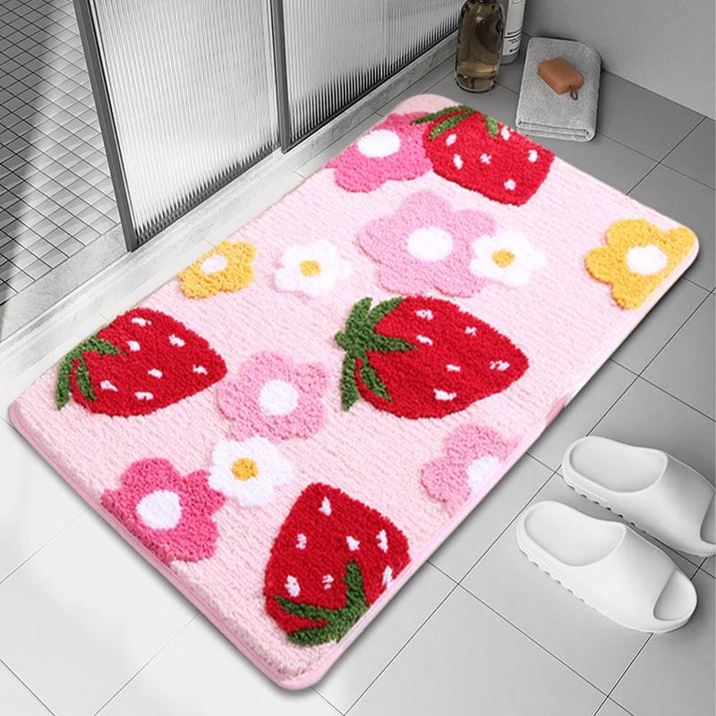 Strawberry Rug - Etsy