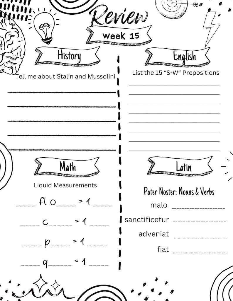 Claritas Cycle 4 Worksheets - Companion to Classical Memory Work ...