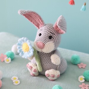 Bobbi the Bunny Crochet Pattern: Amigurumi Rabbit PDF (english US) - Etsy