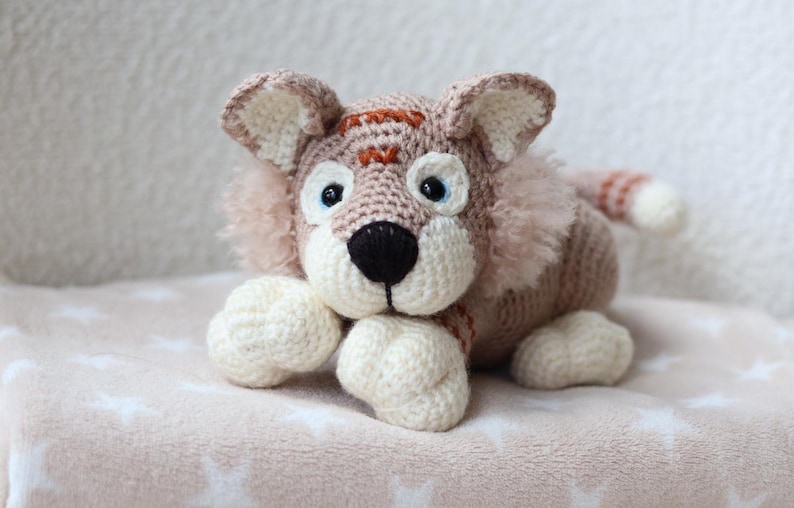 Lexi the Liger Amigurumi Crochet Pattern PDF English US - Etsy