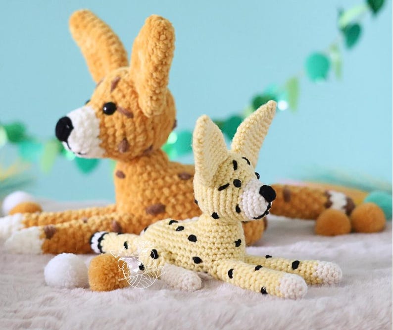 Serval Crochet Pattern: Saffy Amigurumi Cat (PDF - English/us) - Etsy