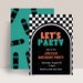 Let's Party Birthday Invitation - Etsy