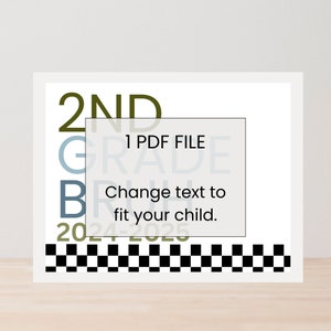 Bruh, First Day Sign Printable - Etsy