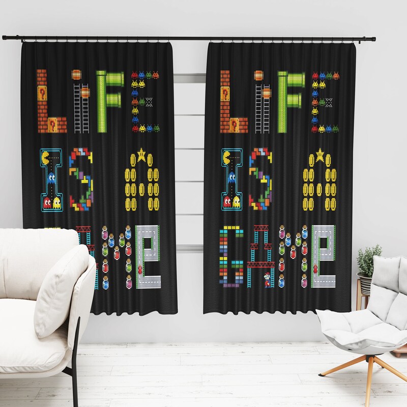 Gamer Curtains - Etsy