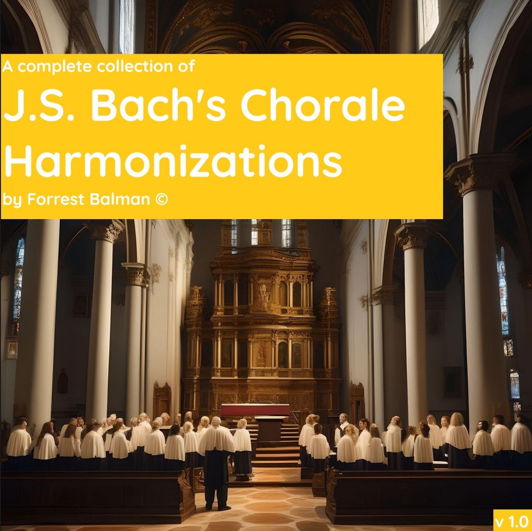 A Complete Collection of J.S. Bach's Chorale Harmonizations - Etsy