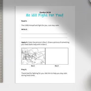 Kids Bible Lesson With Activity Page Bundle - Etsy