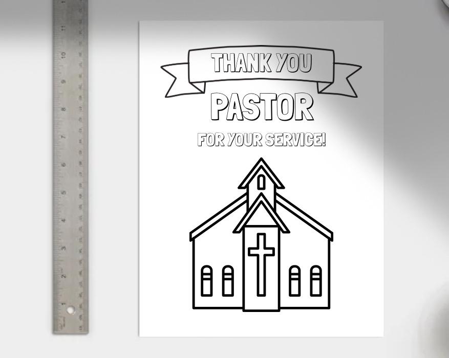 Pastor Appreciation Month Coloring Page Bundle - Etsy