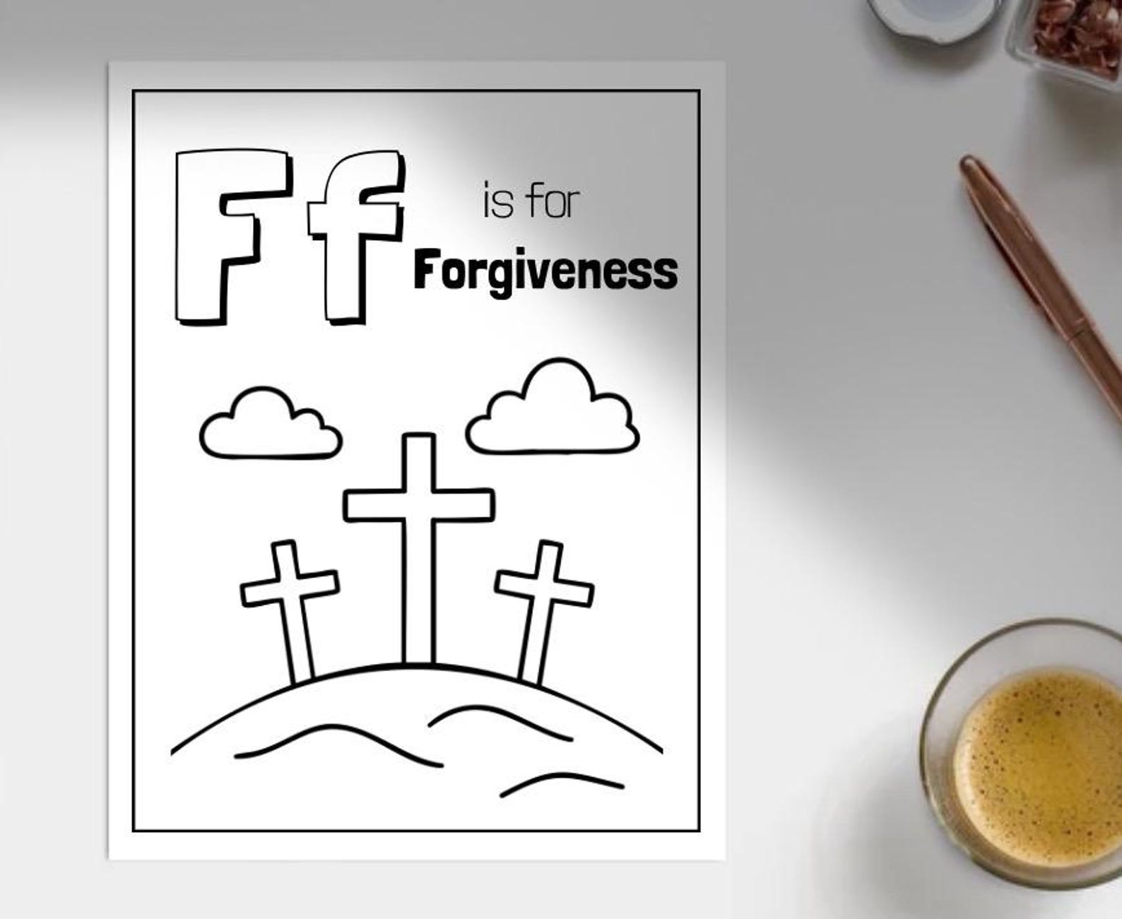 Bible Alphabet Coloring Book for Kids - Etsy