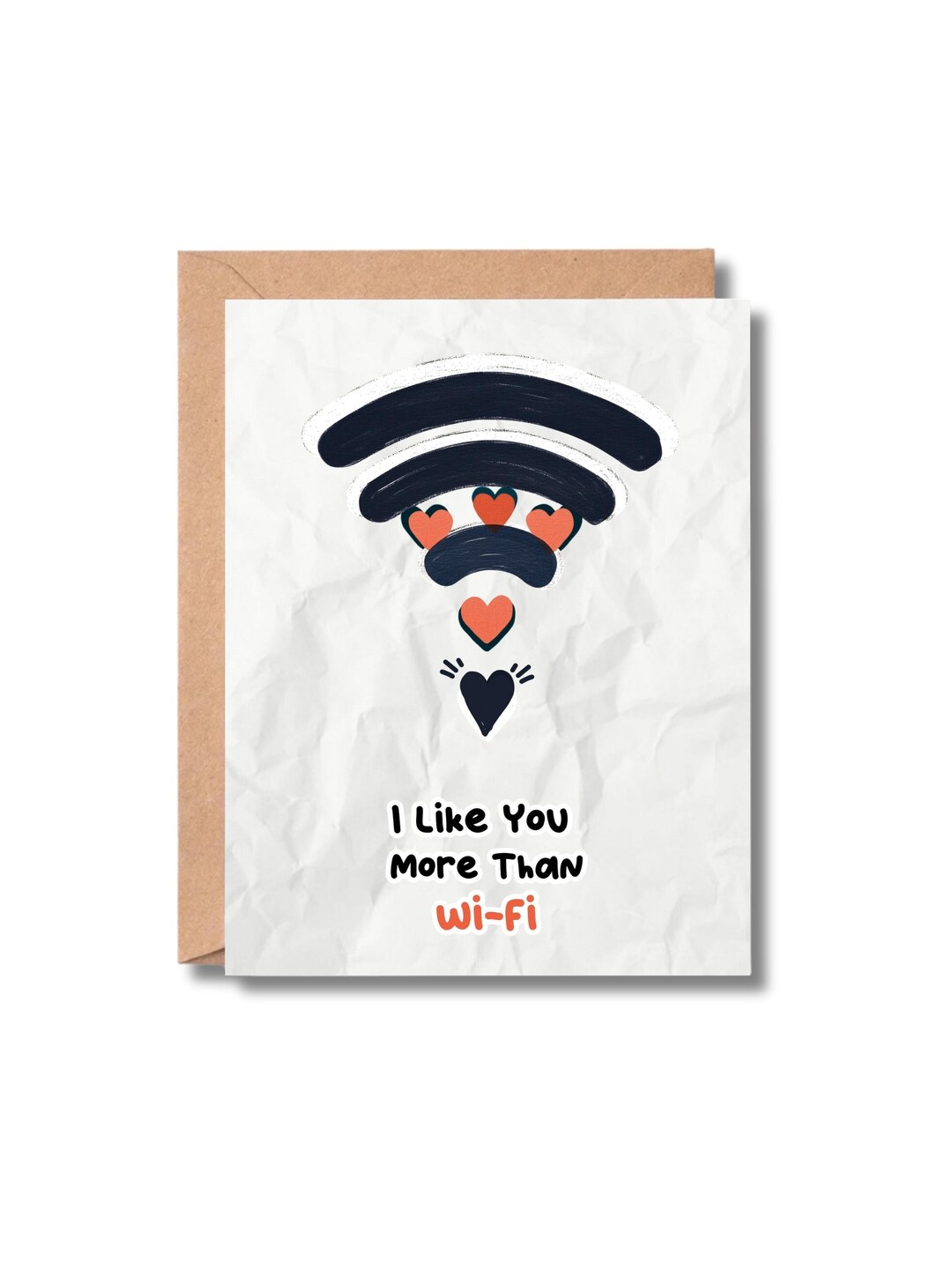 Funny Wi-Fi Love Card - Cute Tech-Themed Valentine’S Day Card ...