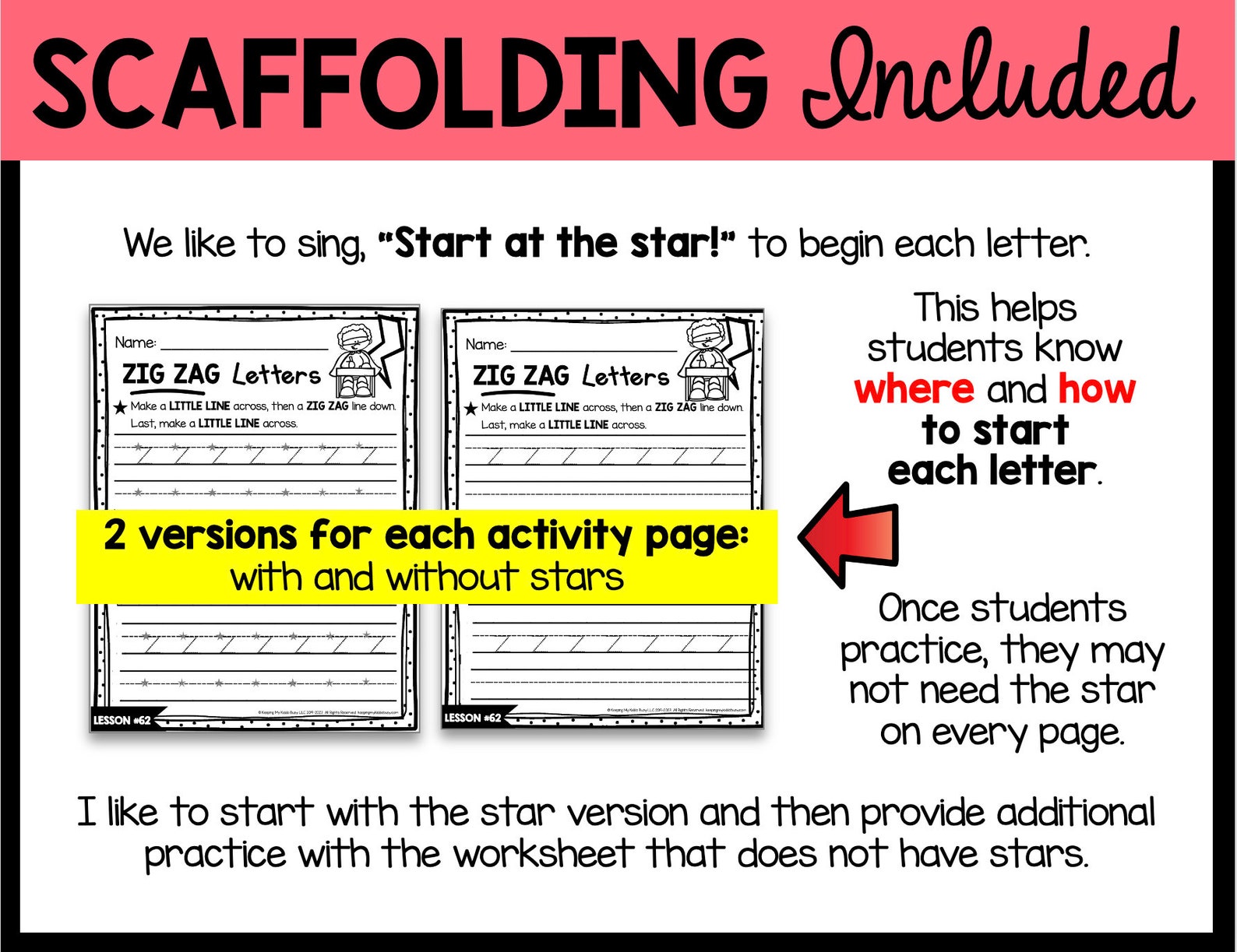 Handwriting Curriculum - Posters and Worksheets - Preschool Pre-k ...