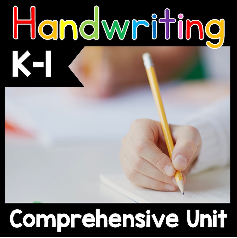 Handwriting Curriculum - Posters and Worksheets - Preschool Pre-k ...