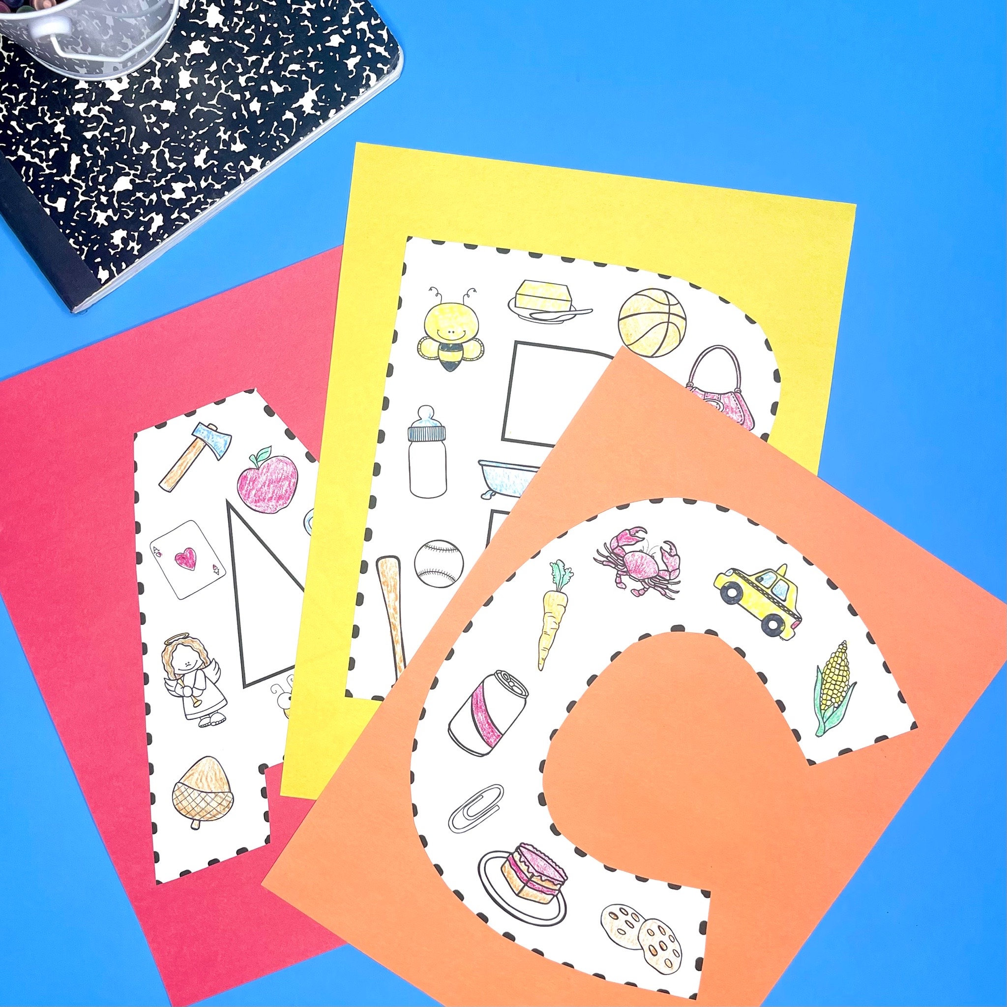Alphabet Crafts - Preschool and Kindergarten Alphabet Worksheets and ...
