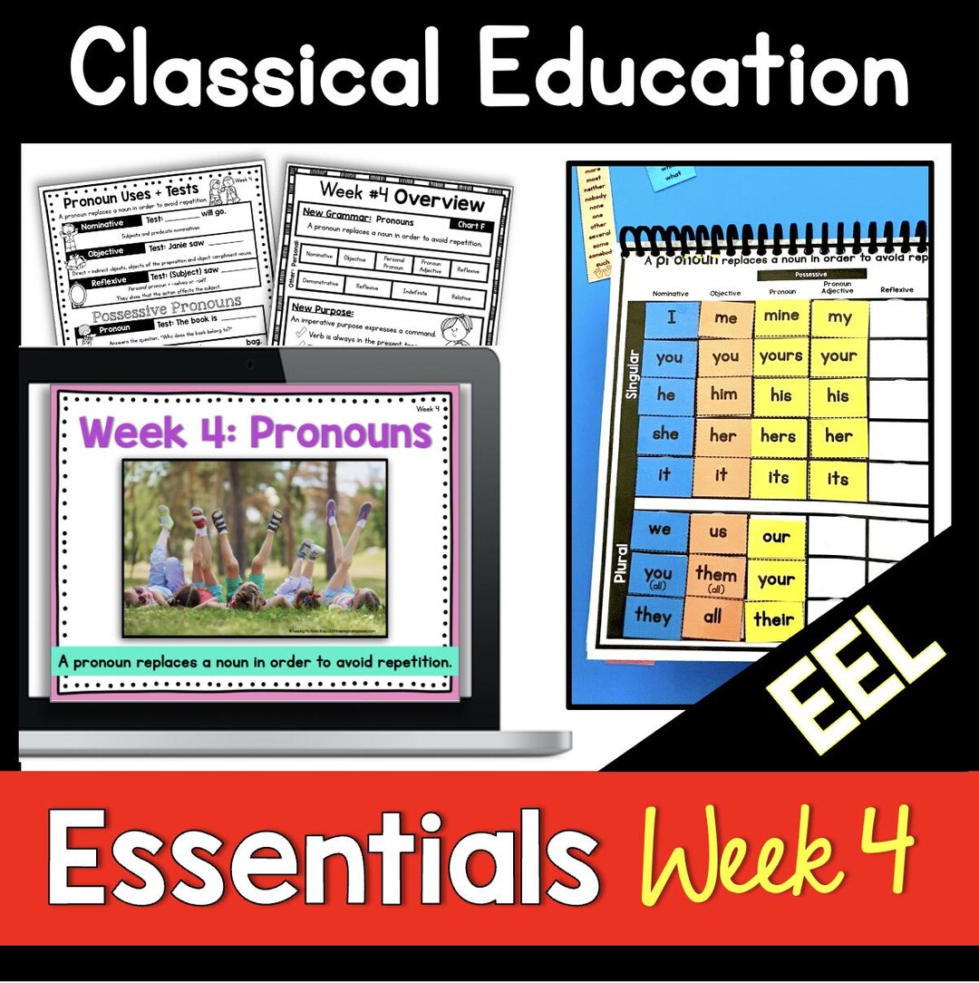 Classical Education English Grammar Week 4 Lesson Plans - Tutor Guide ...