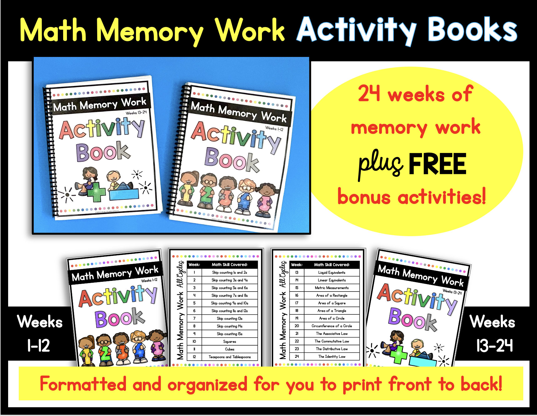 Classical Education Math Memory Work for Foundations - Cycle 1 ...