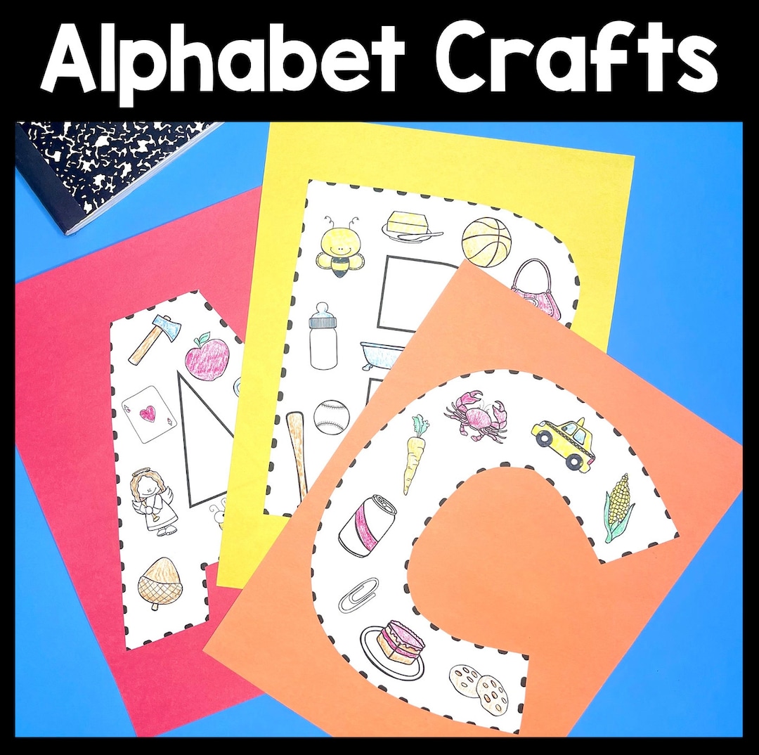 Alphabet Crafts - Preschool and Kindergarten Alphabet Worksheets and ...